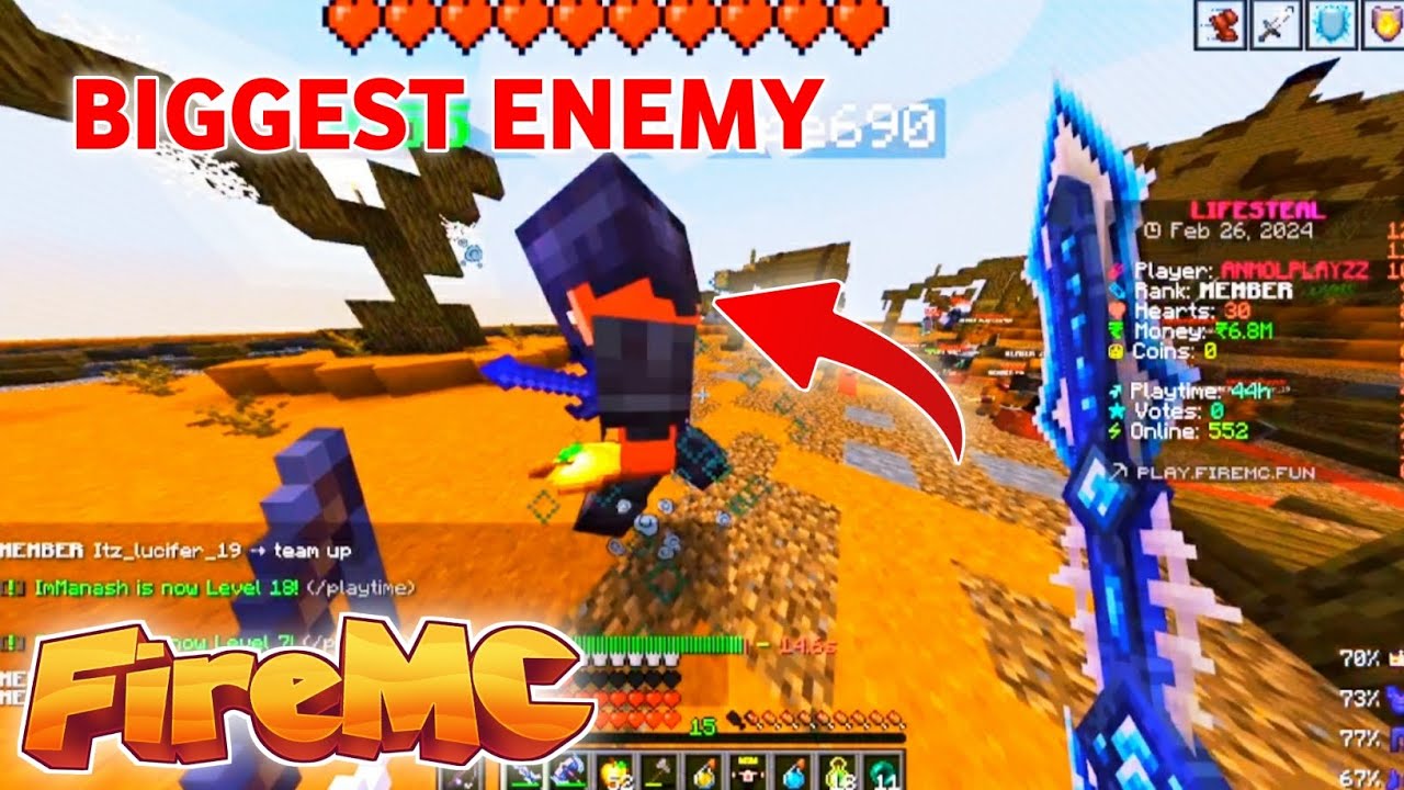 Again Dominating Warp Arena in Fire Mc || FIRE MC - YouTube