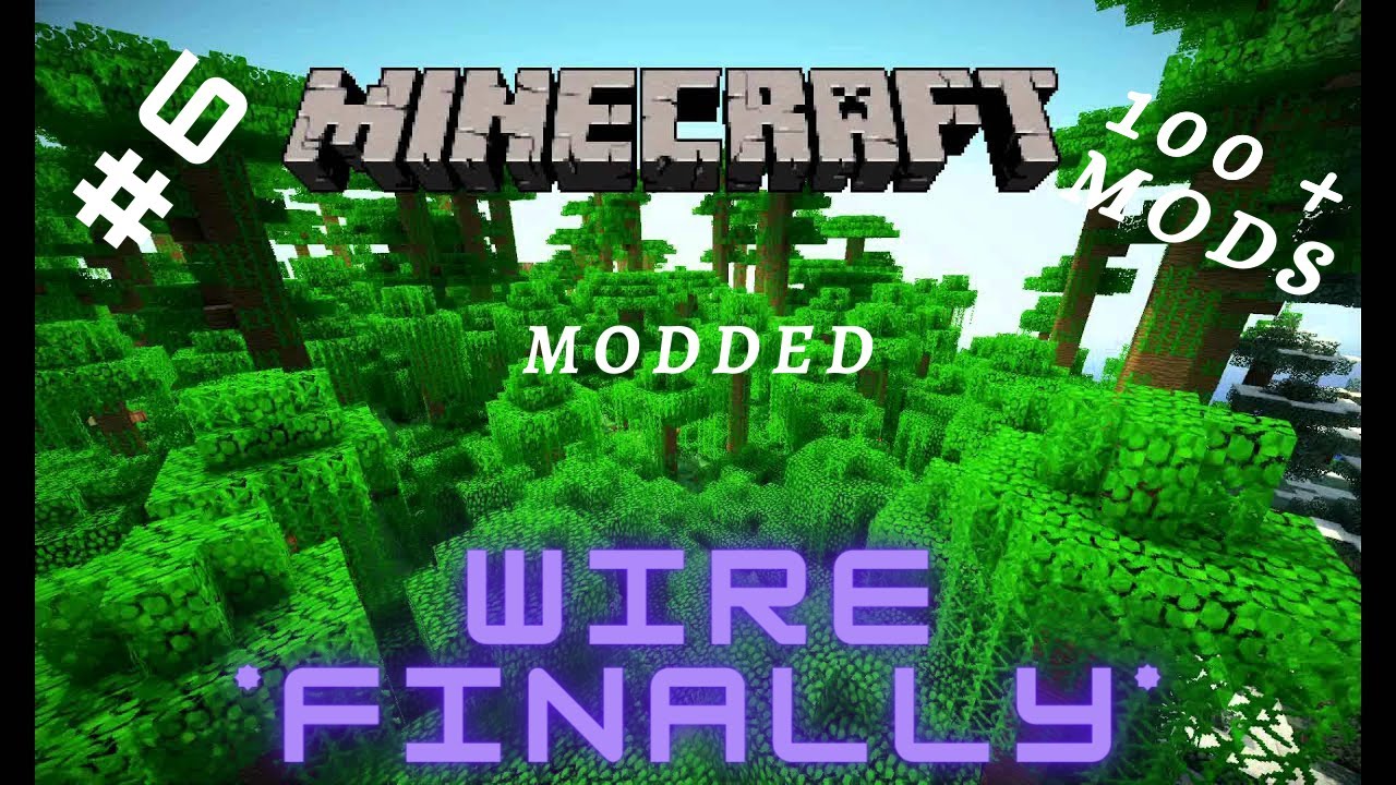 Minecraft Modded season 2 ep 6! Wire - YouTube