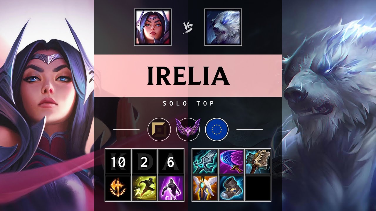 Irelia Top vs Volibear - EUW Master Patch 25.S1.3 - YouTube