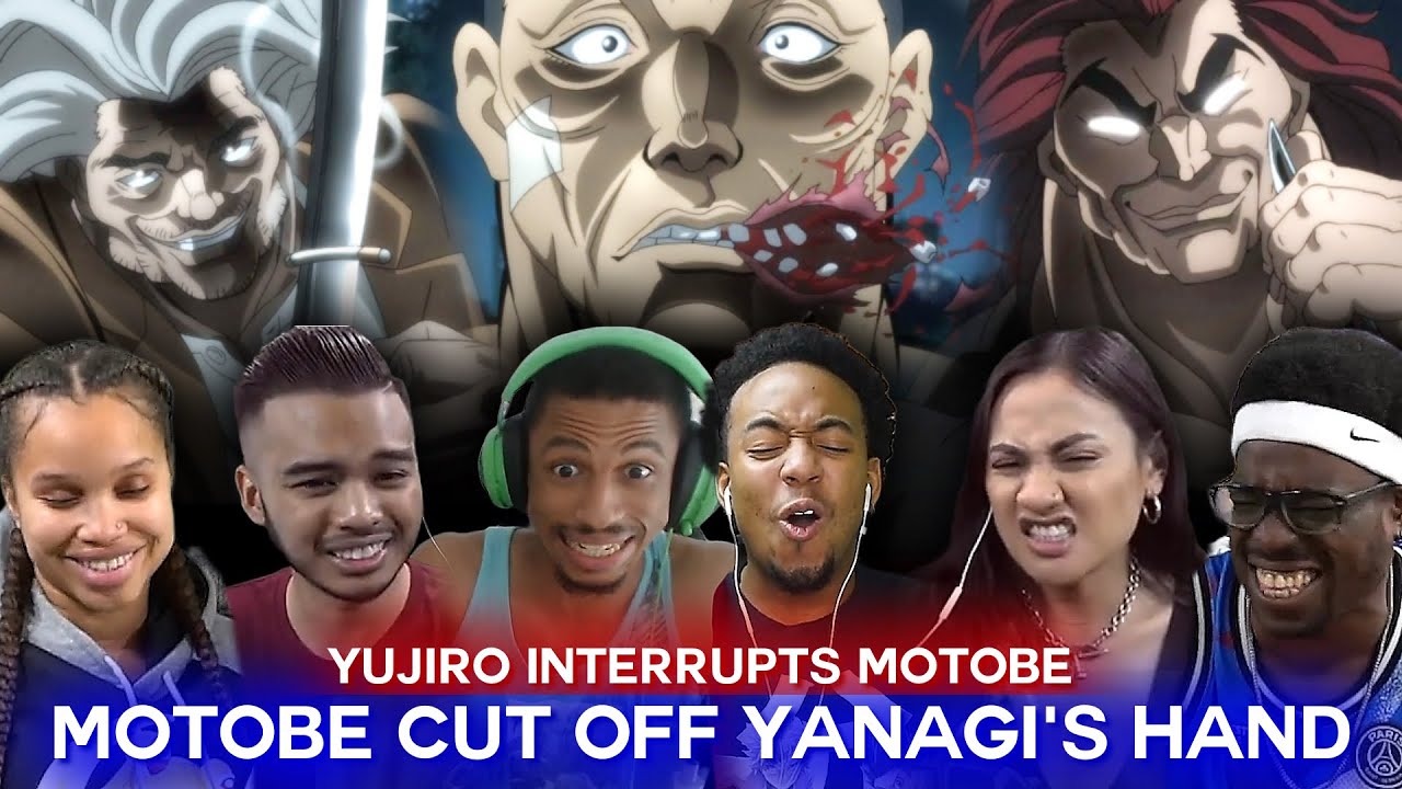 Motobe vs Yanagi | BAKI Ep 23 Reaction Highlights - YouTube