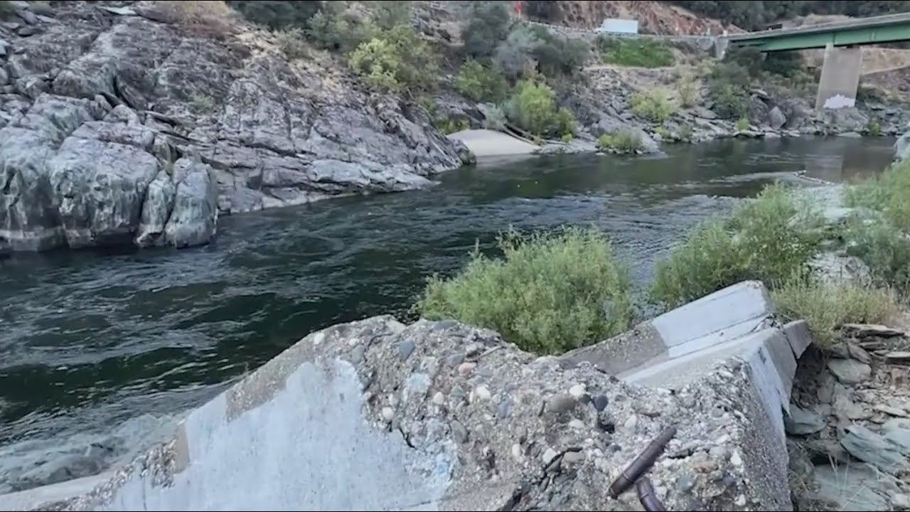 Decades -old American River debris removal projects completed - YouTube