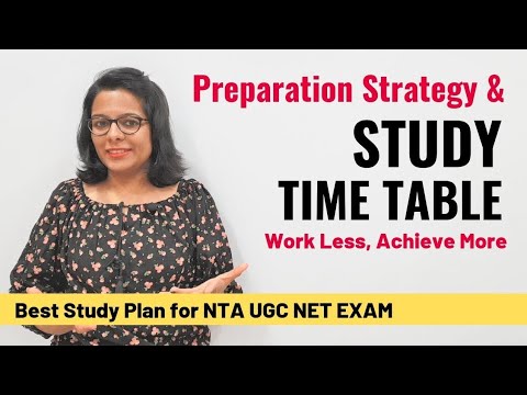 Double your chances of clearing UGC NET with this study time table ...