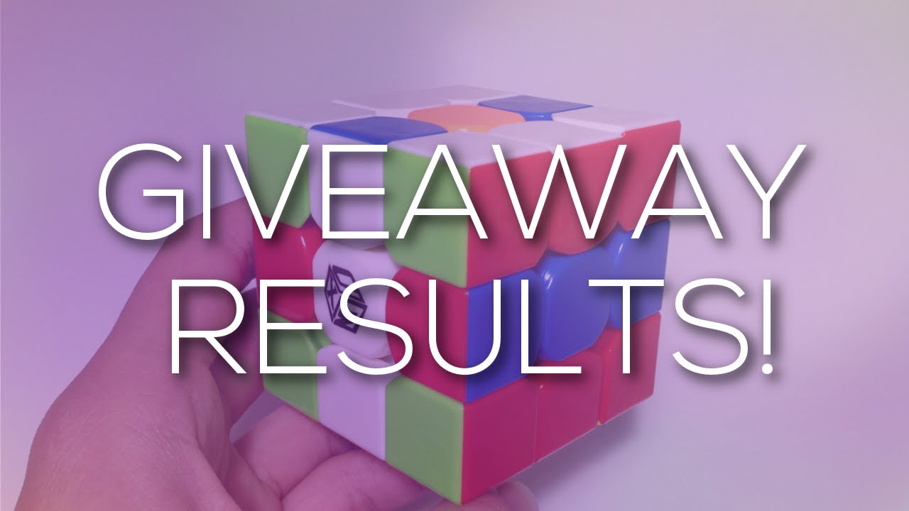 Giveaway RESULTS! | Weekly Cubing Topicals - YouTube