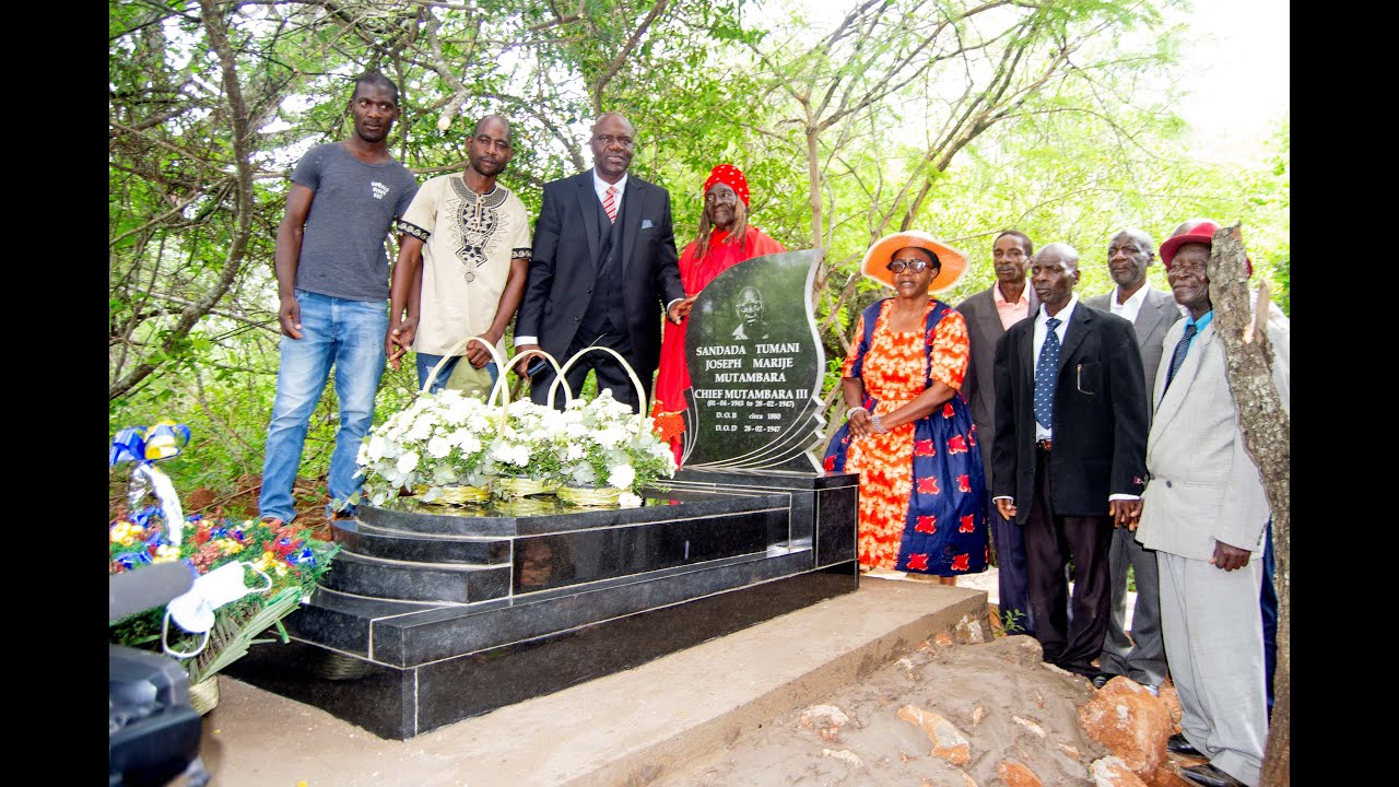 Chief Mutambara III Tombstone Unveiling (Sandada Tumani Joseph Marije ...