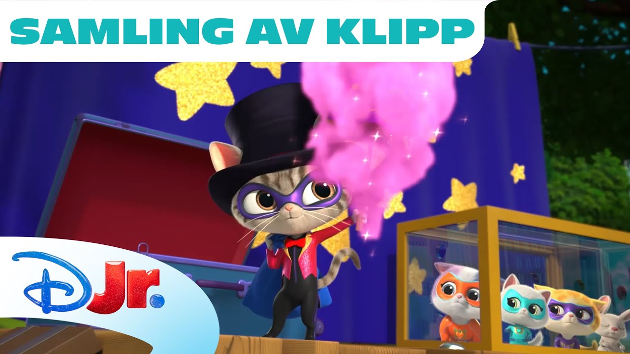 De beste øyeblikkene | SuperKattungene | Disney Junior Norge - YouTube