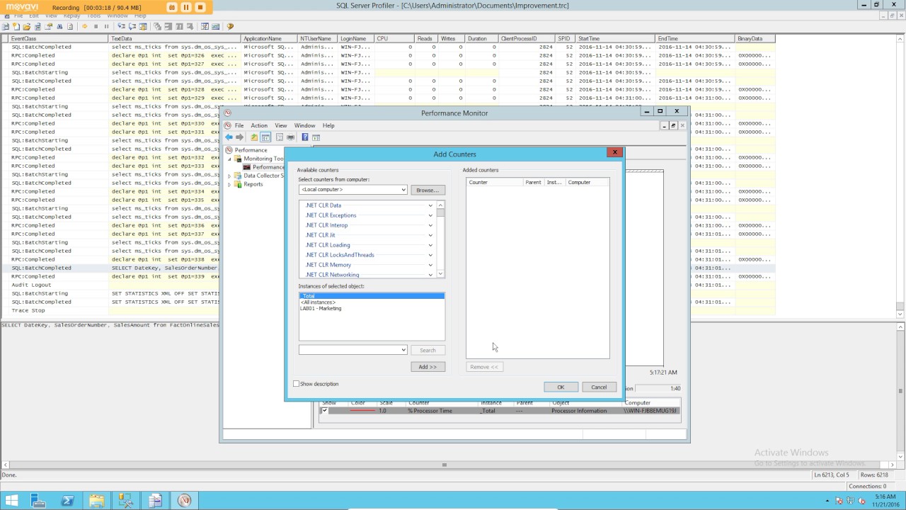 Server Side Trace Pt 2 - YouTube