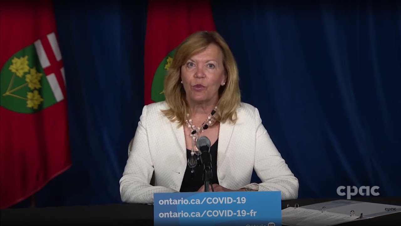 Ontario Health Minister Christine Elliott provides an update on COVID ...