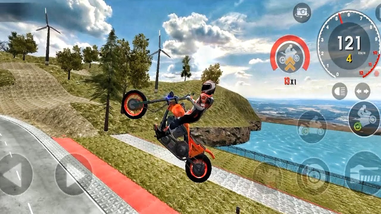 Jumpin Speed Driving Game Gameplay -Xtreme Motorbike Android Gameplay ...