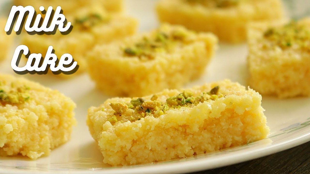 घर पर मिल्क केक बनाने का सबसे आसान तरीका - Milk Cake Recipe - YouTube