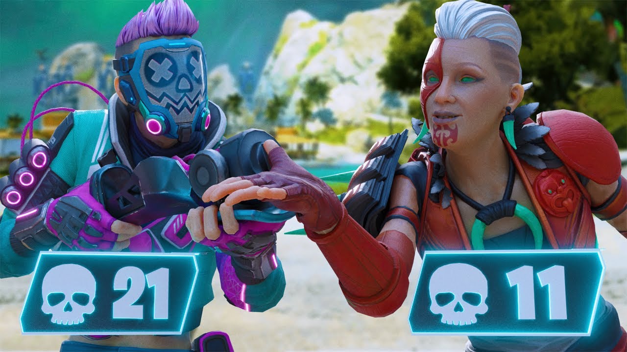 THE MOST INSANE DUO TRIOS MATCH IN APEX LEGENDS - YouTube