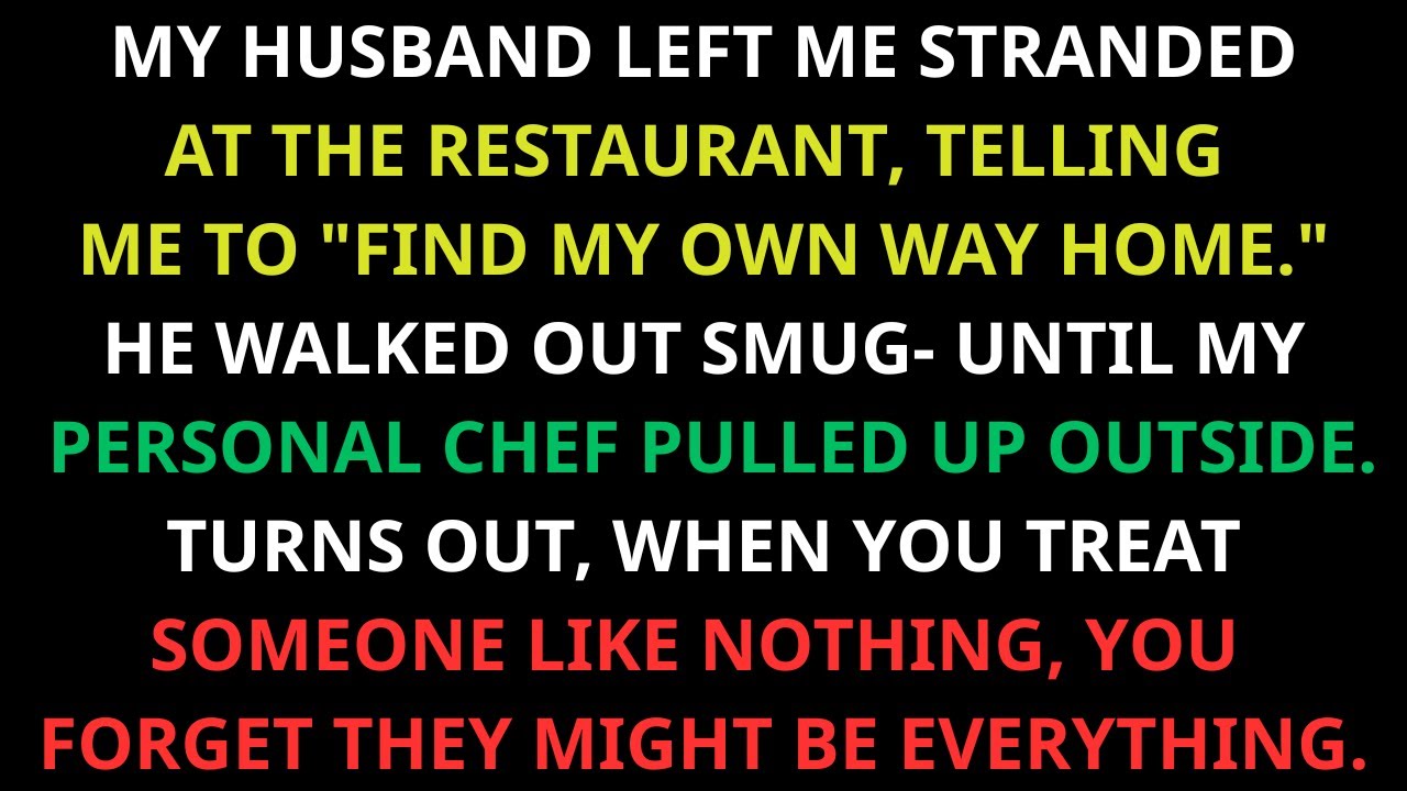 My Husband Left Me Stranded at the Restaurant—His Reaction When My ...