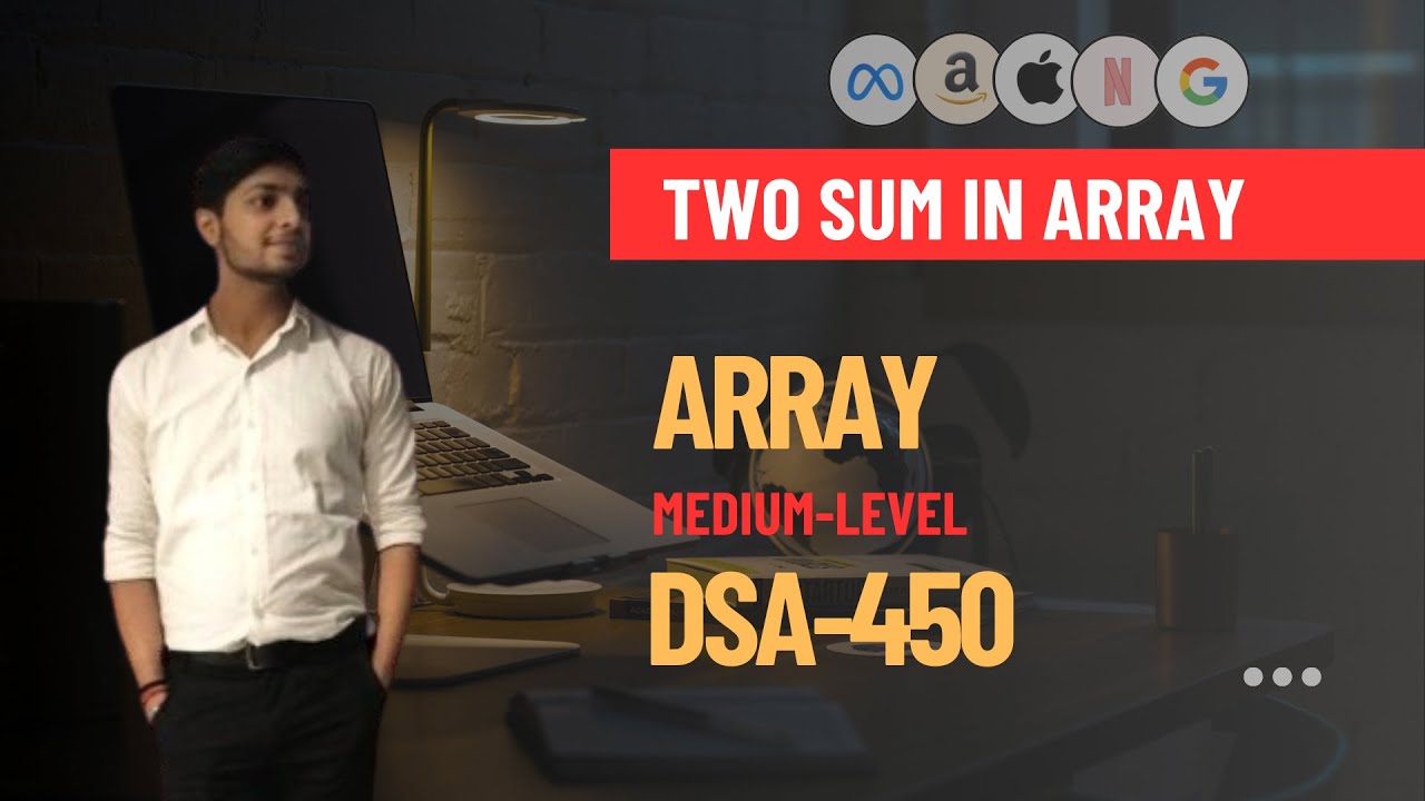 Two Sum Leetcode 1 Problem Solution Array Youtube 