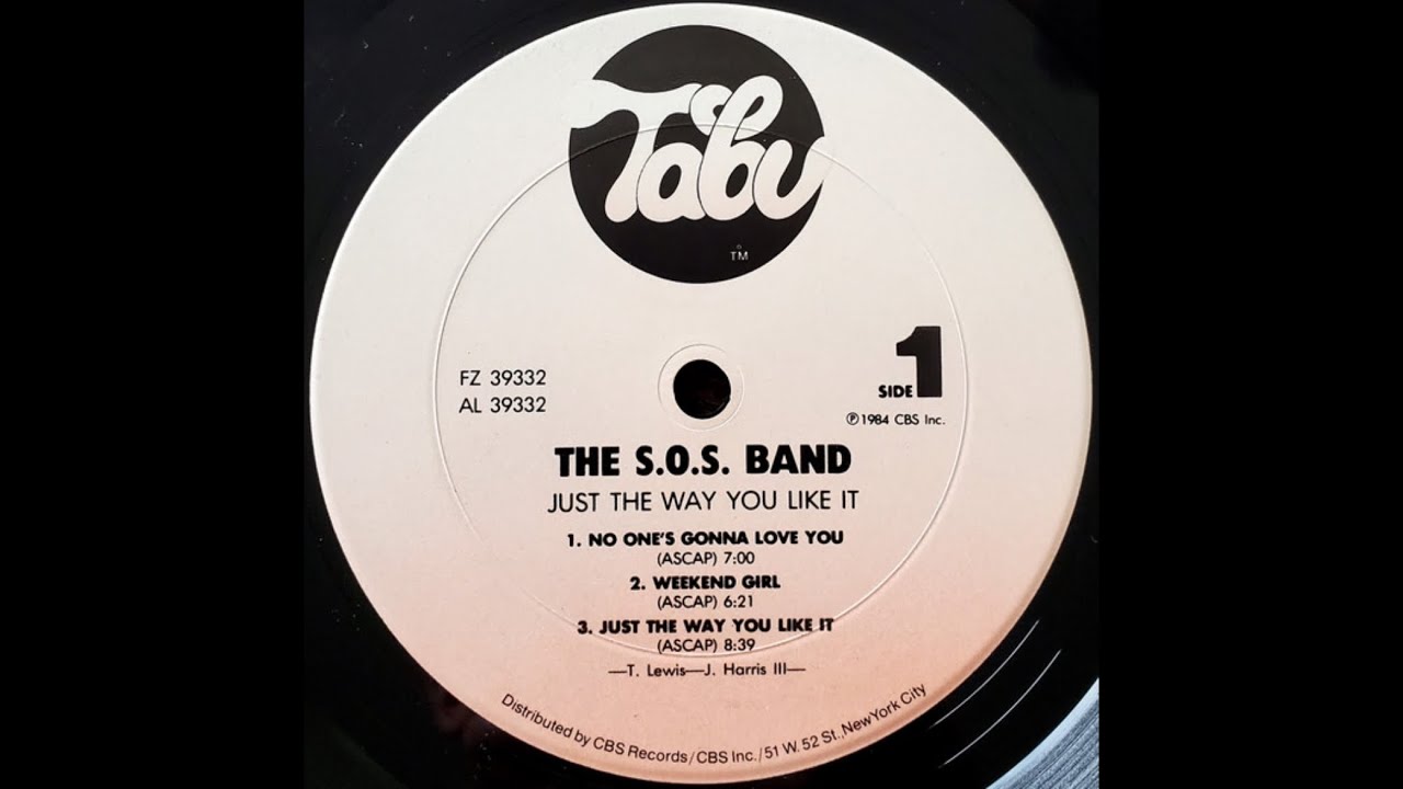The S.O.S. Band - No One’s Gonna Love You - 𝟏𝟗𝟖𝟒 𝐓𝐚𝐛𝐮 𝐑𝐞𝐜𝐨𝐫𝐝𝐬 - YouTube