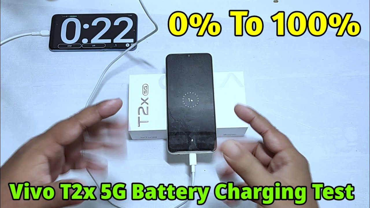 VIVO T2X Battery Charging Test | VIVO T2X Battery Charging Test 0% To ...