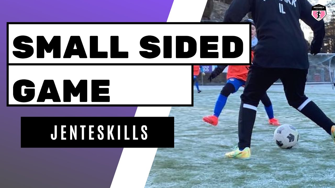 Small sided game | JenteSkills drill - x vs x - attacking vs defending ...