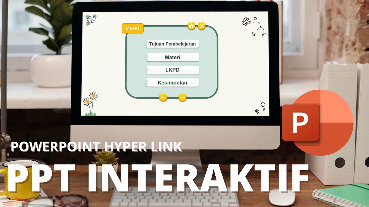 Cara Membuat Powerpoint interaktif | FREE Template | Media Pembelajaran ...