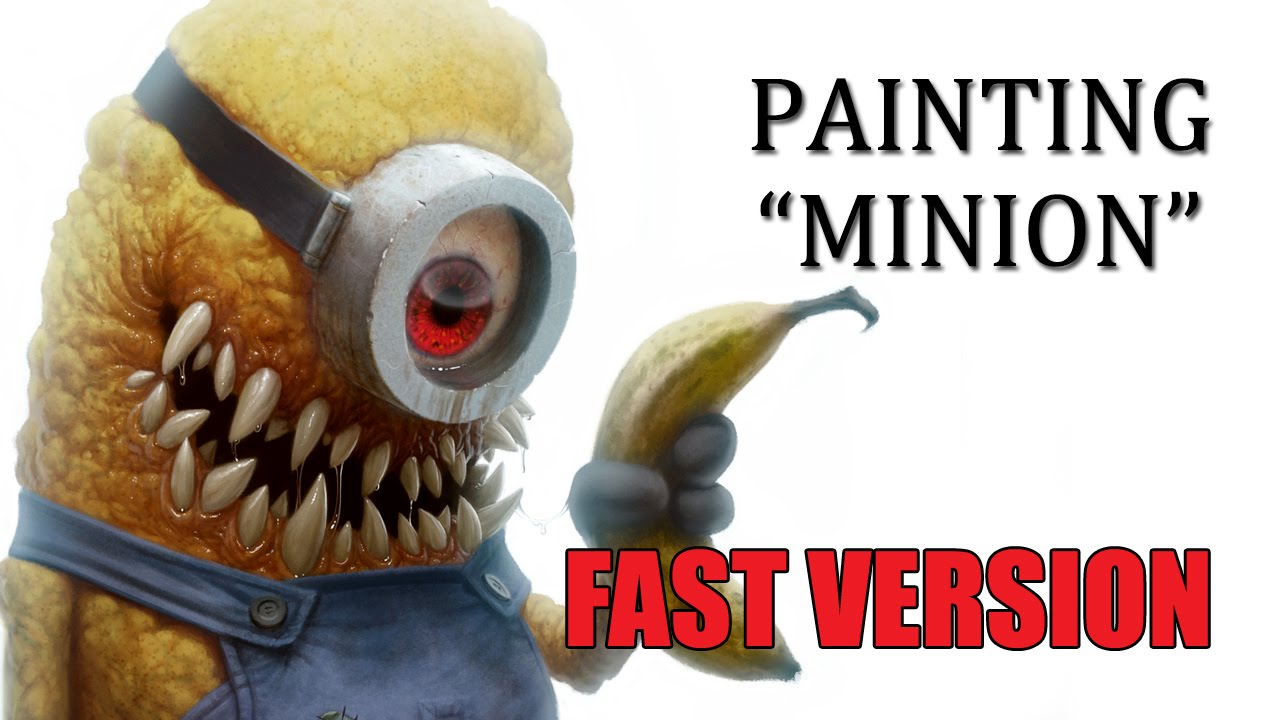 Speedpainting - "Minion" (FAST VERSION) - YouTube