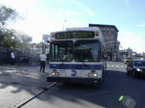 MTA New York City Bus C40LF 812 on the Bx33 - YouTube