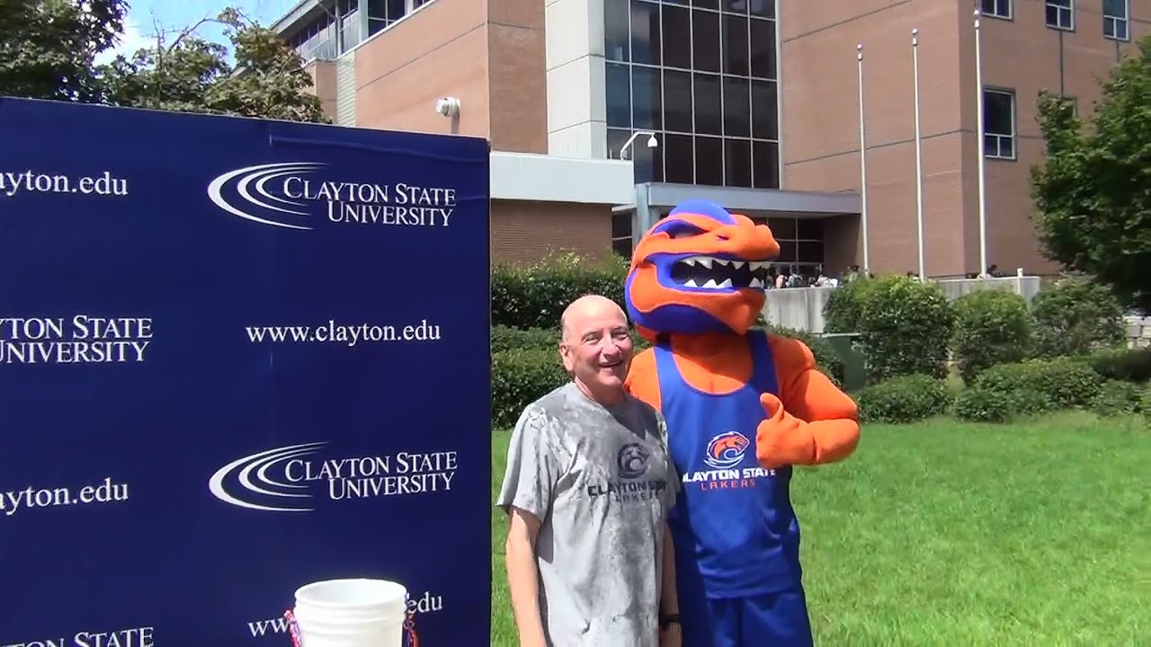 Clayton State President Dr. Tim Hynes Takes the ALS Ice Bucket ...