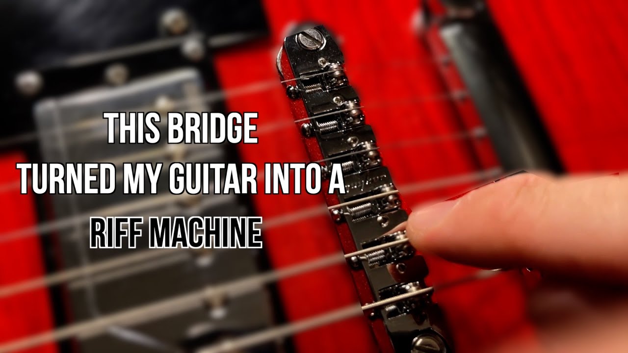 This Bridge made my guitar a RIFF Machine - YouTube