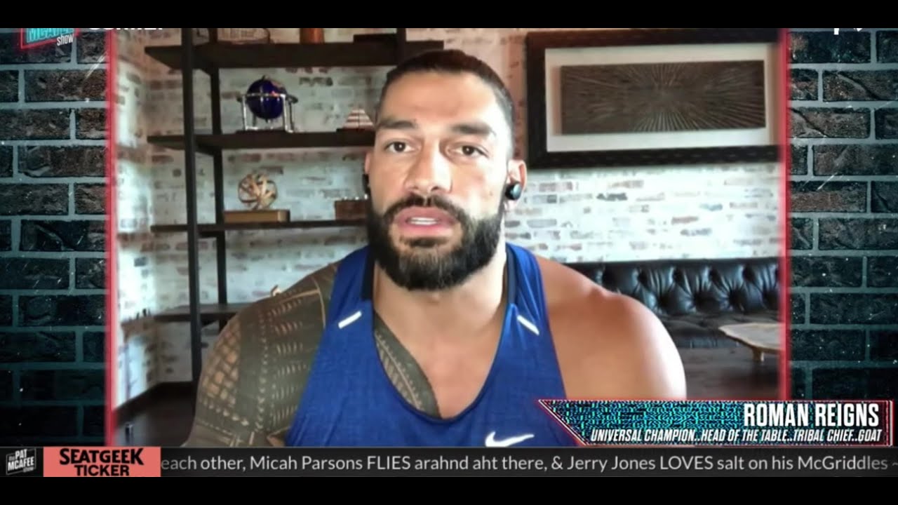 Roman Reigns - Interview Pat MCAfee Show Aug 11, 2021 - YouTube