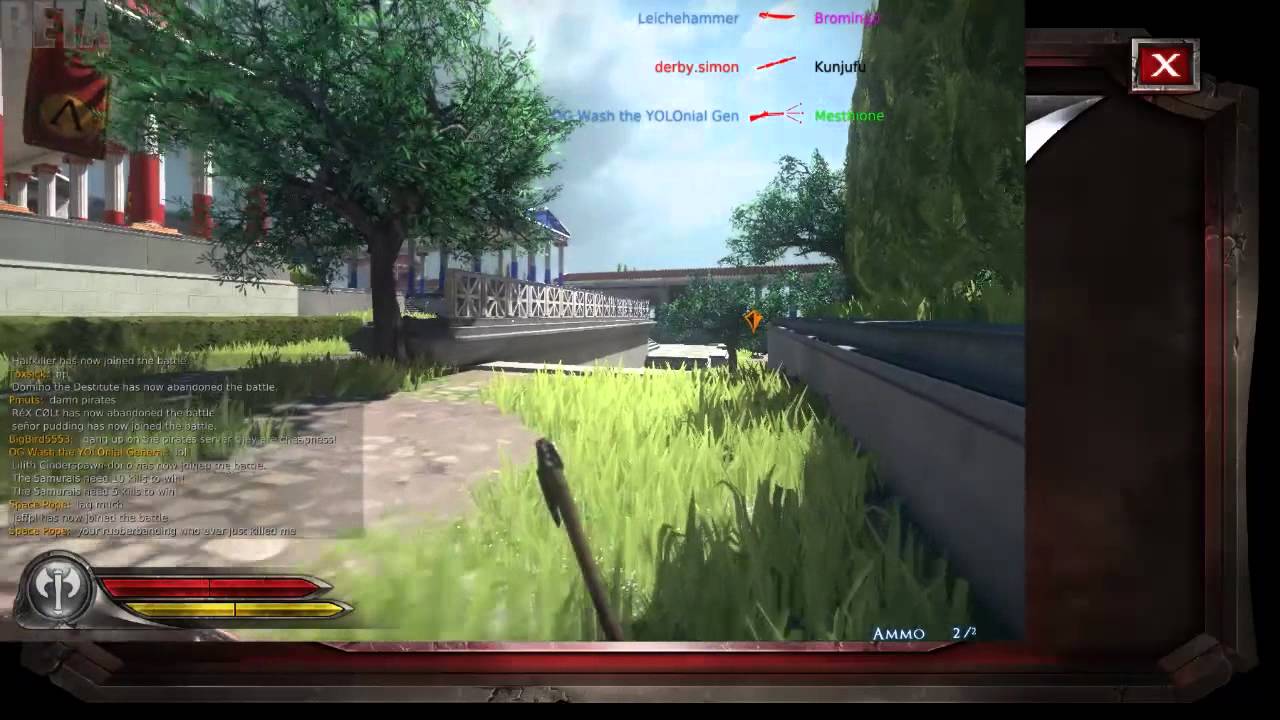 Chivalry: Deadliest Warrior BETA ep 3: Pirate vs Ninja vs Warrior vs ...