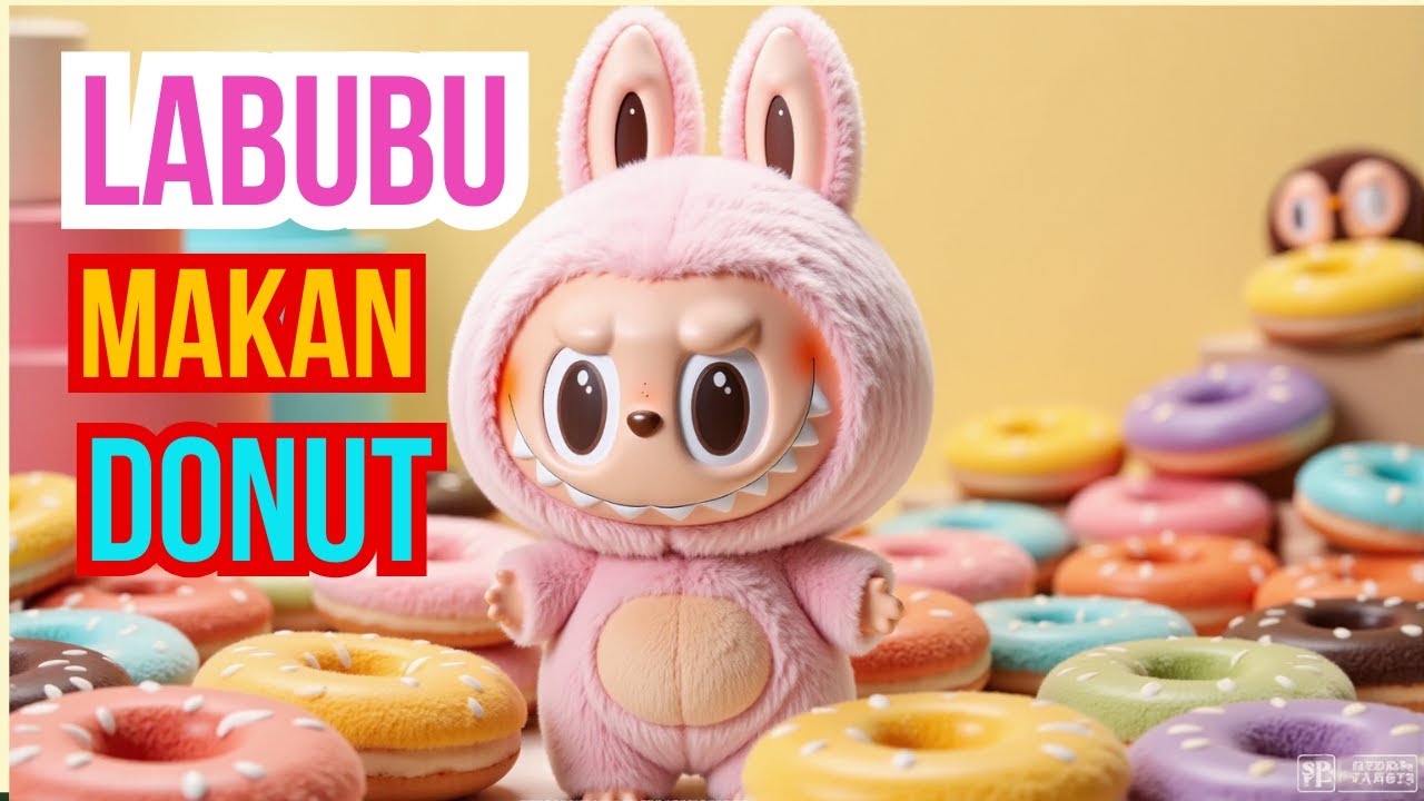 LAGU LABUBU MAKAN DONUT - LAGU ANAK INDONESIA #labubu # ...