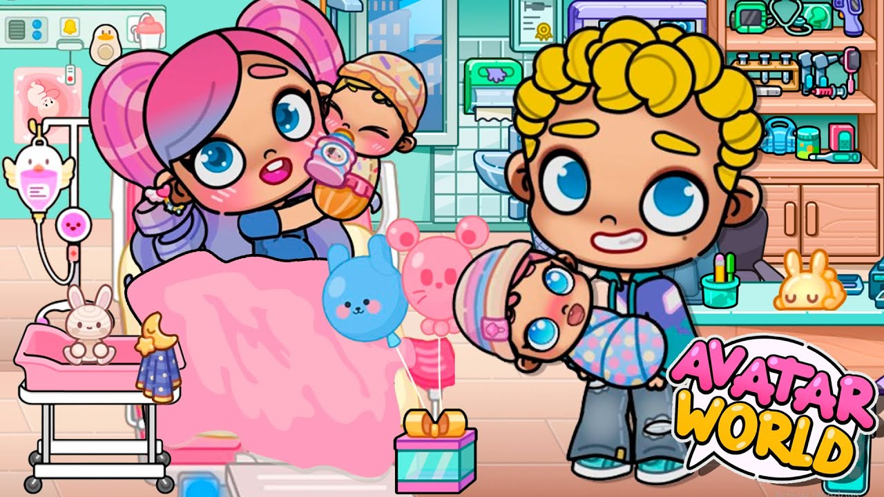 EL NACIMIENTO DE MIS NUEVAS BEBES 👶👶!! en AVATAR WORLD *LA LLEGADA DE ...