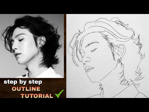 How to draw BTS Suga - step by step | Easy Drawing Tutorial | YouCanDraw