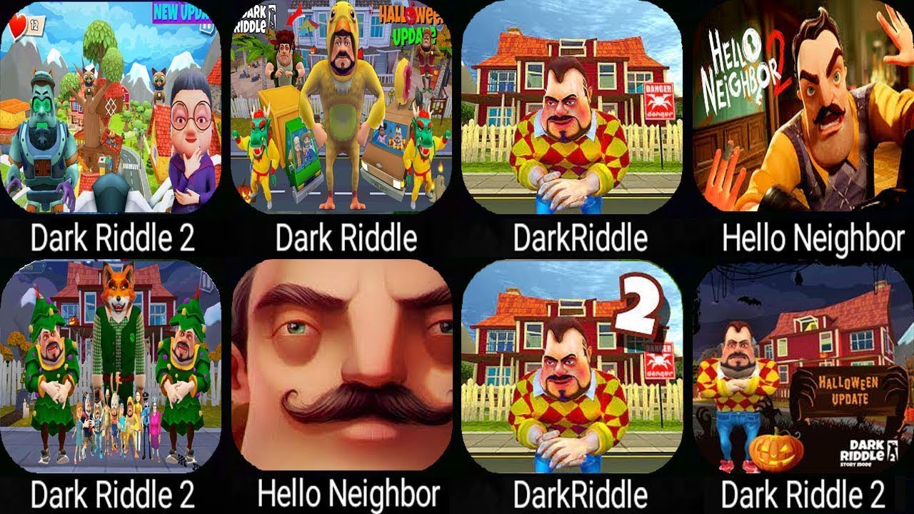 Dark Riddle 4 ( Dark Riddle Dark Riddle 2 Hello Neighbor ) Hello ...