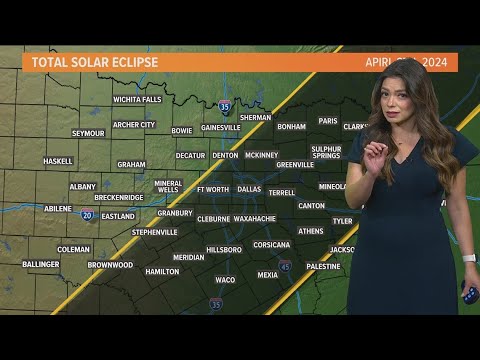 Total solar eclipse path: Who in North Texas will get the longest ...