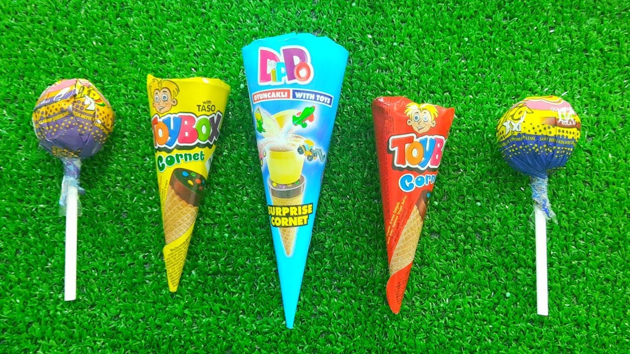 ASMR RAINBOW DESSERTS FROZEN NIK-L-NIP COLOR ICE CREAM 무지개 디저트 얼린 닉클립 ...