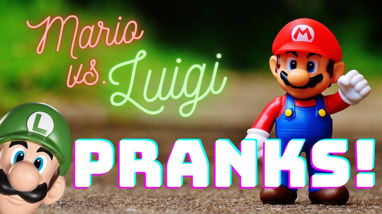 Super Mario Prank Wars: Mario vs. Luigi Plush Edition! - YouTube