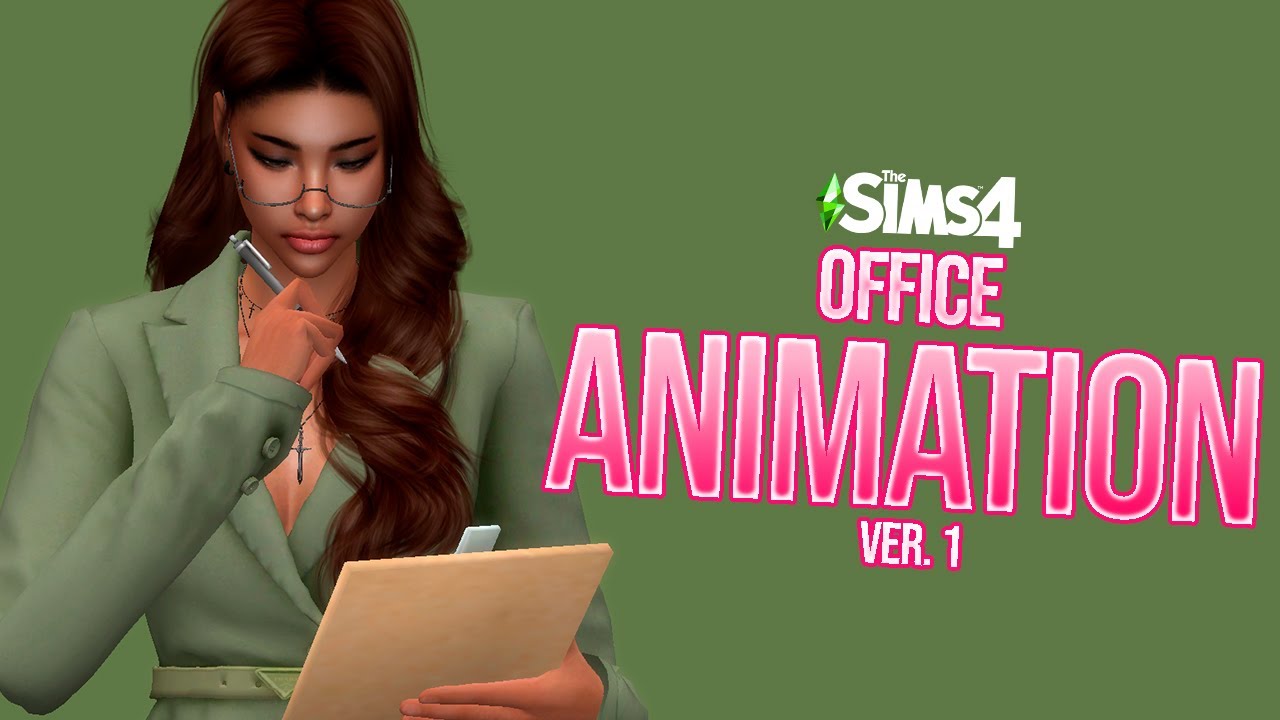 Sims 4 Animations Download - Office Animations #1 - YouTube