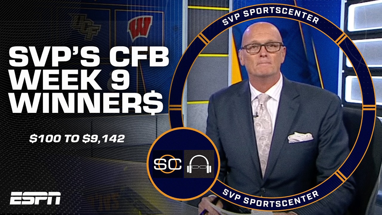 SVP's Winners of Week 9 of the college football season 👀 SVParlay: $100 ...