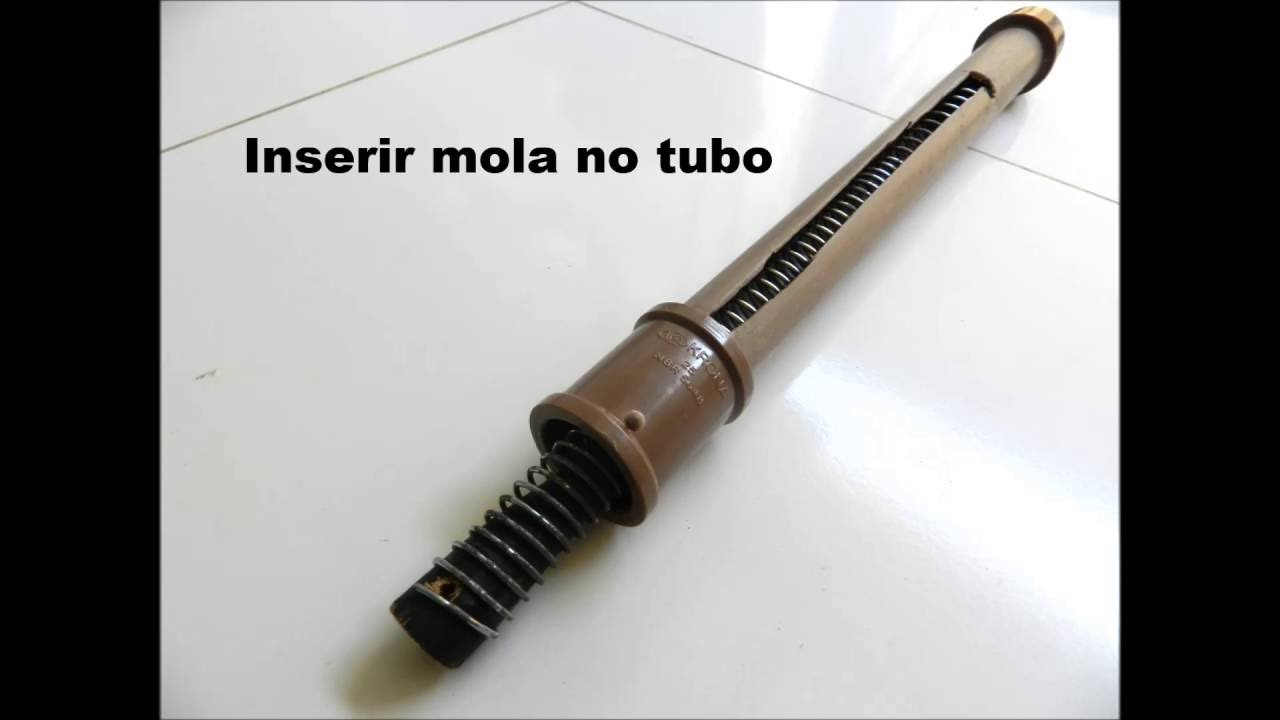 Como Fazer uma Simples Pistola de Mola - Tutorial - YouTube