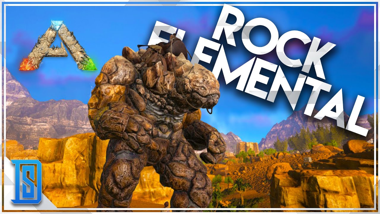Ark:Survival Evolved -Scorched Earth pt.16-HOW TO TAME A ROCK ELEMENTAL ...