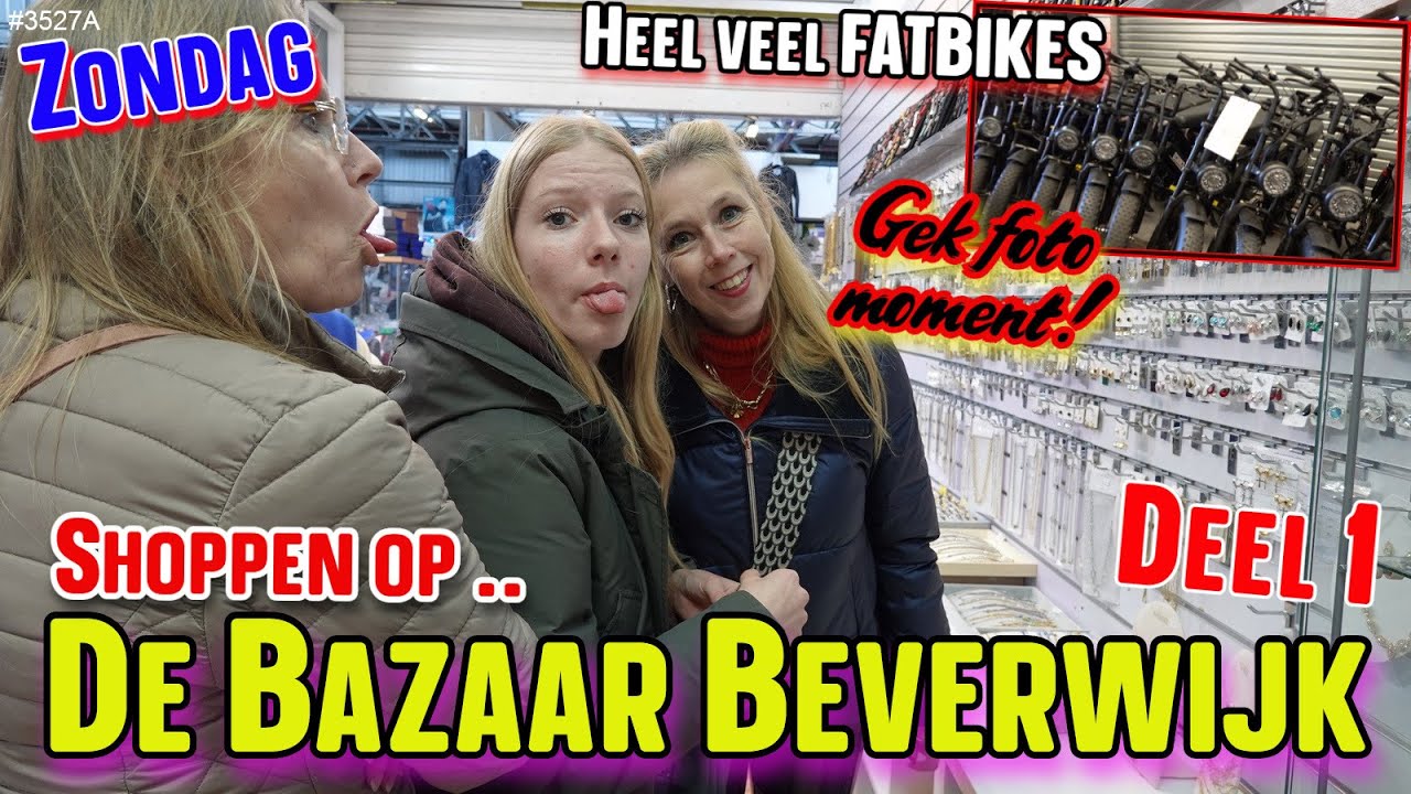 Bezoek aan DE BAZAAR te BEVERWIJK. De ZWARTEMARKT bezoeken. Veel ...