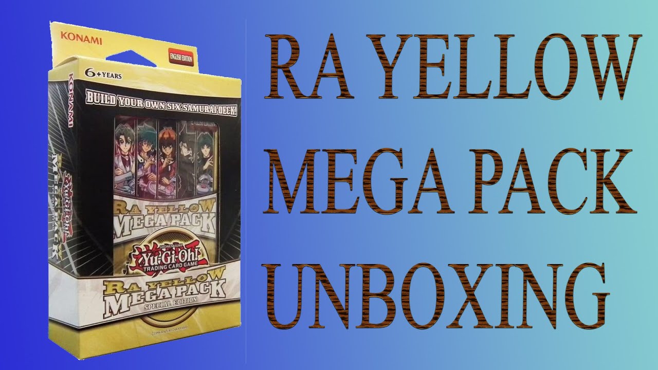 "RA YELLOW MEGAPACK " YUGIOH UNBOXING - YouTube