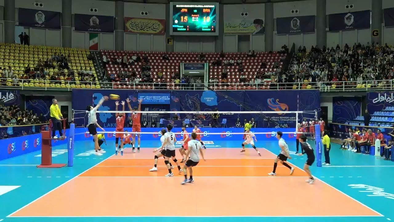 Masato Kai playing for Japan Volleyball in Asia Championship 2023 - YouTube