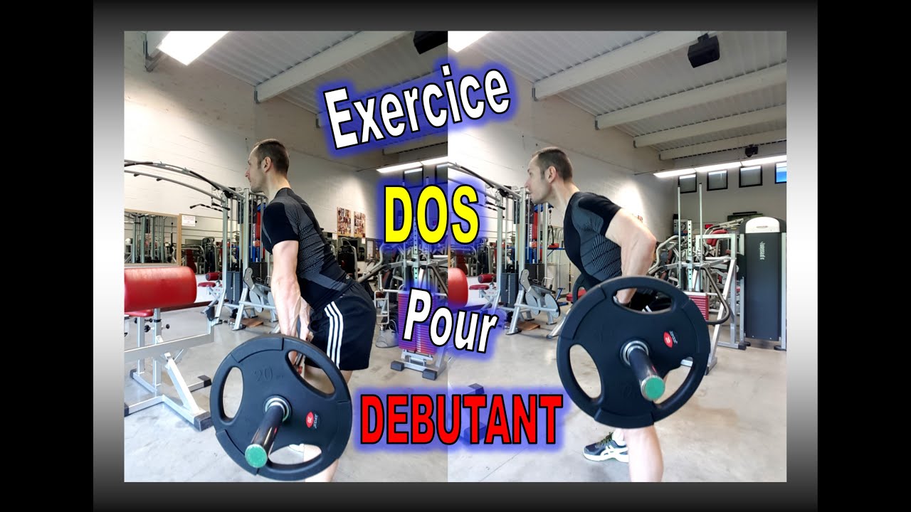 Exercice dos pour débutant en musculation - YouTube