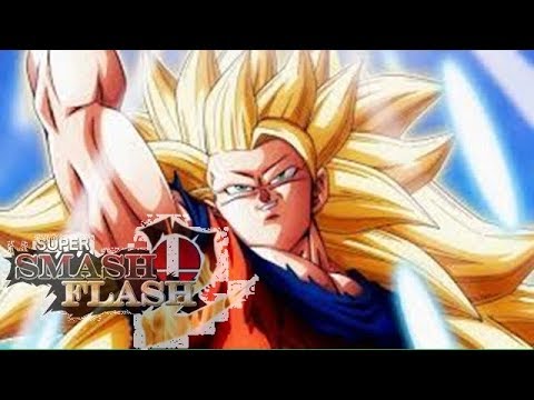 ssf2 broken goku ssj3 over yoshi mod - YouTube