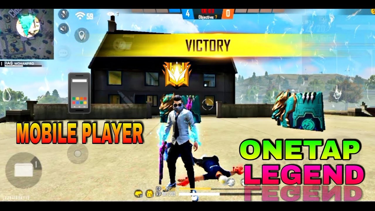 ONE TAP LEGEND - MOBILE PLAYER 📱👽🔥🎯 - YouTube