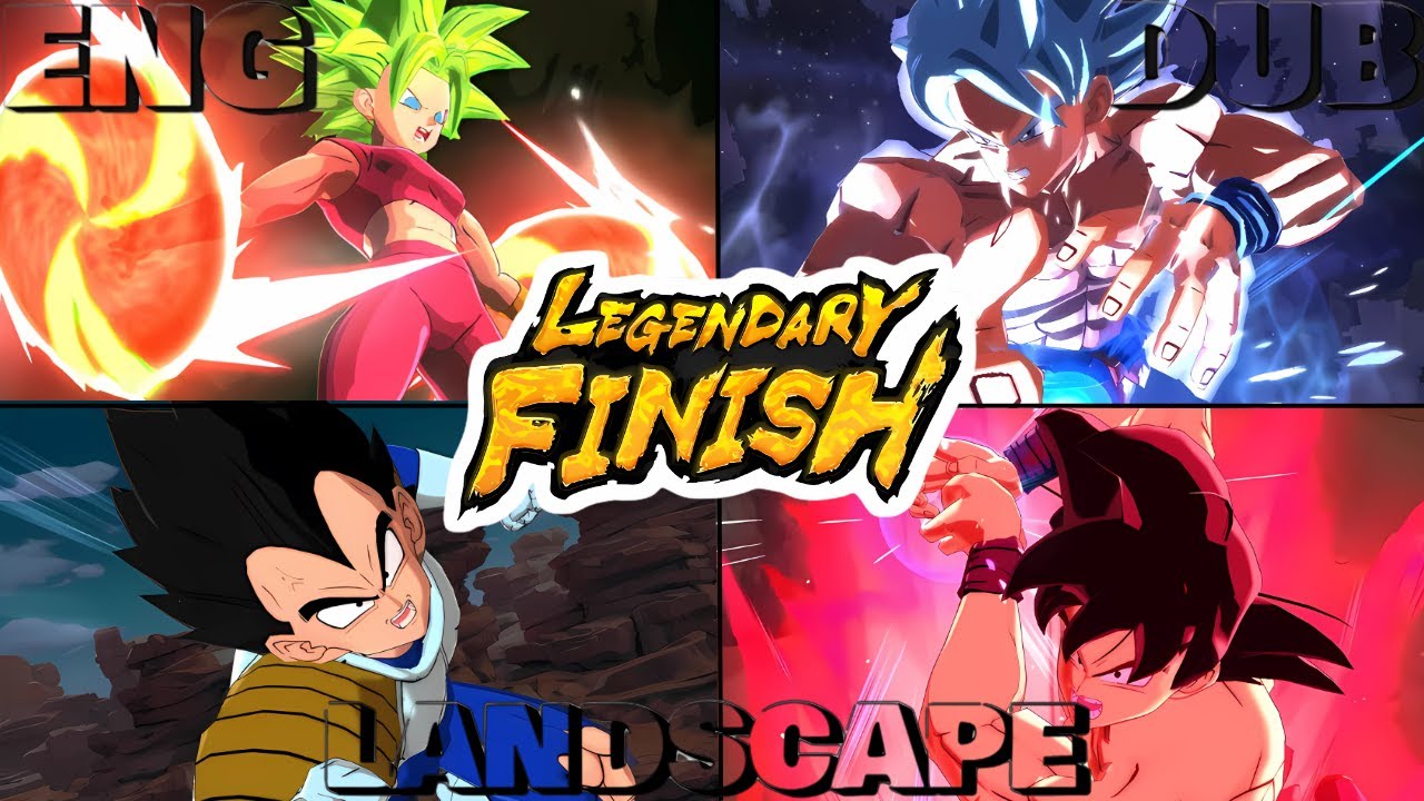 ALL LEGENDARY FINISHES IN DRAGON BALL LEGENDS | HD | LANDSCAPE ...