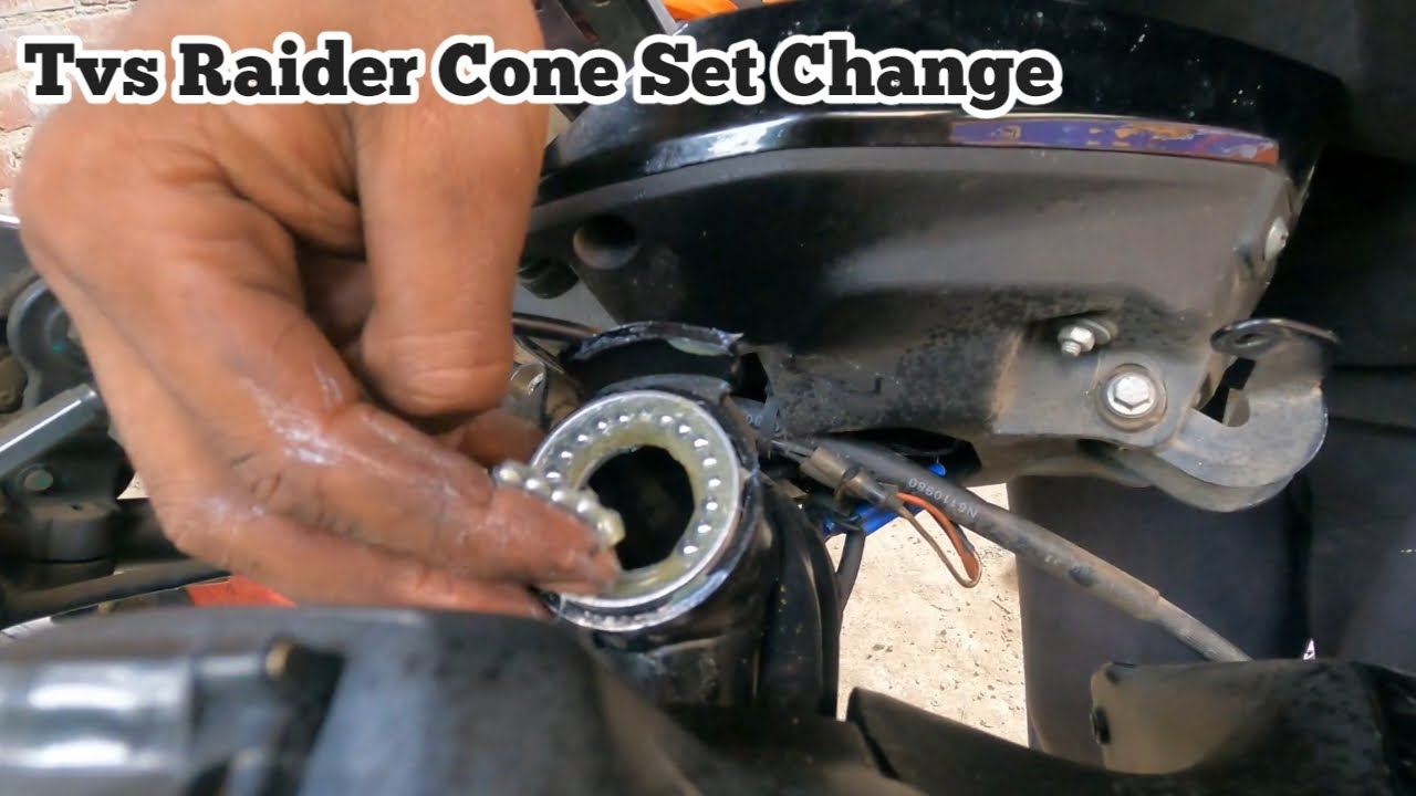 Tvs Raider Cone set Change - YouTube