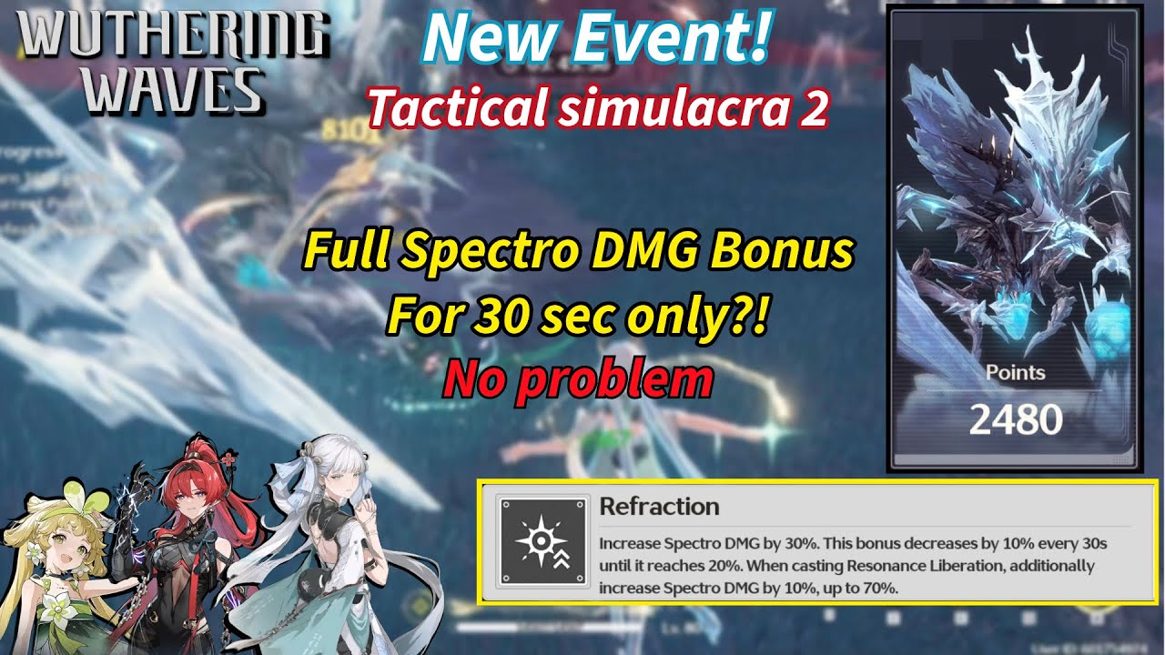 [Wuthering Waves] New event! Tactical simulacra Stage 2 (Jinshi) 2480 ...