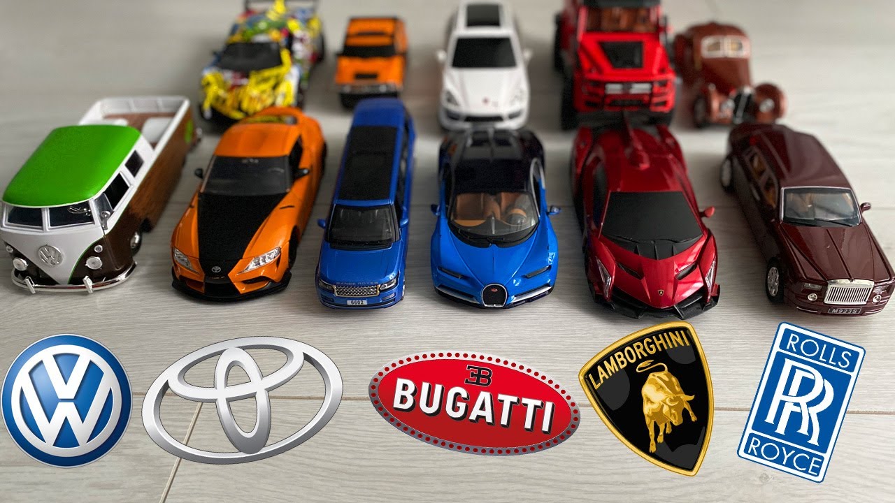 Learning car brands - diecast scale models 1:24 - YouTube