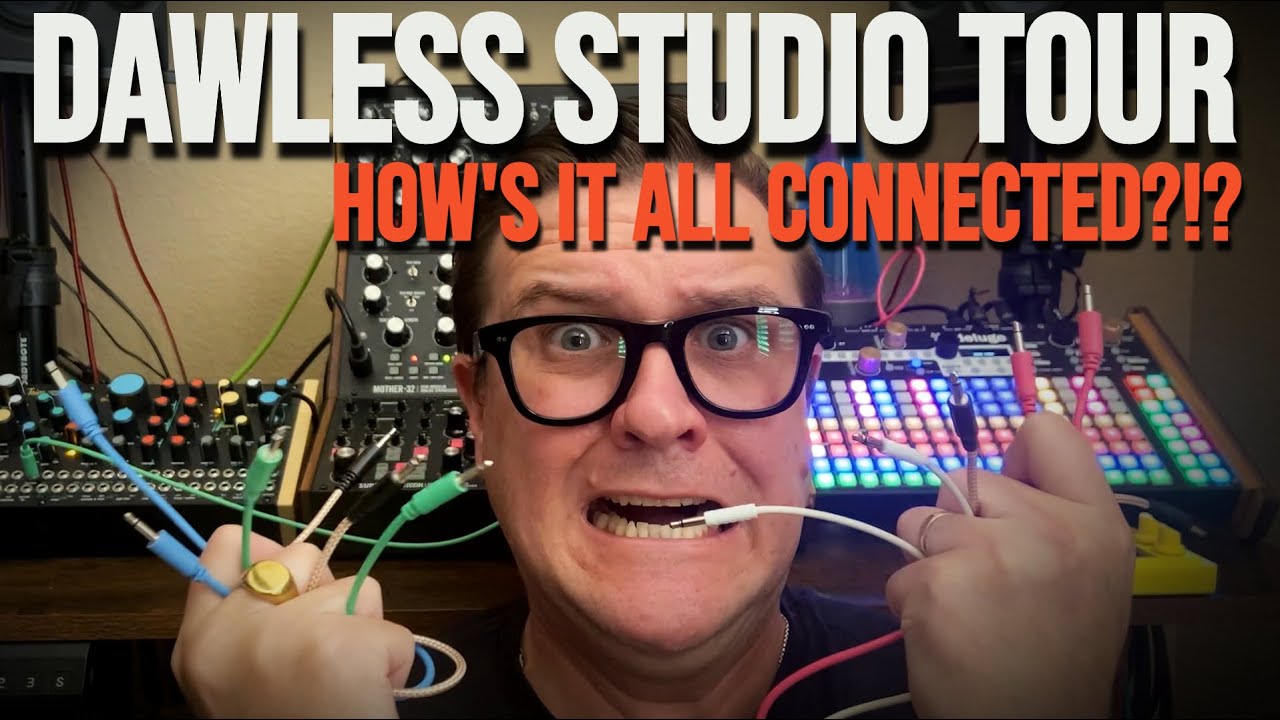 DAWless Studio Tour - How's it all connected?!? - YouTube