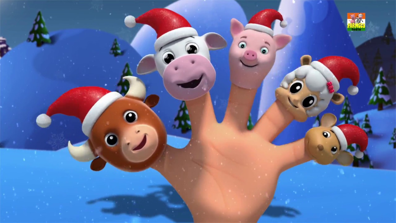 Santa Claus finger family | Christmas finger family | nursery rhymes ...