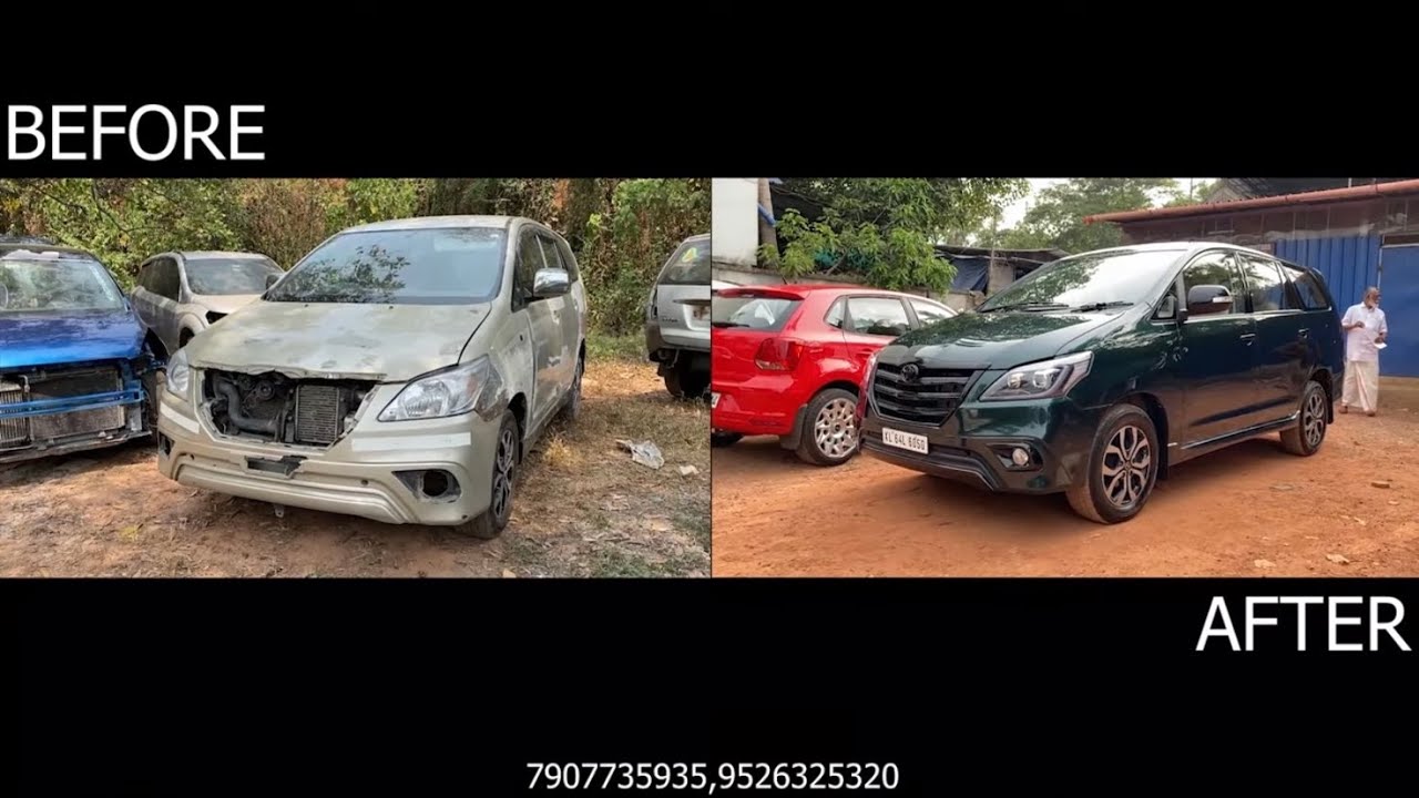 British raising green And Black Combo | Innova Painting - YouTube